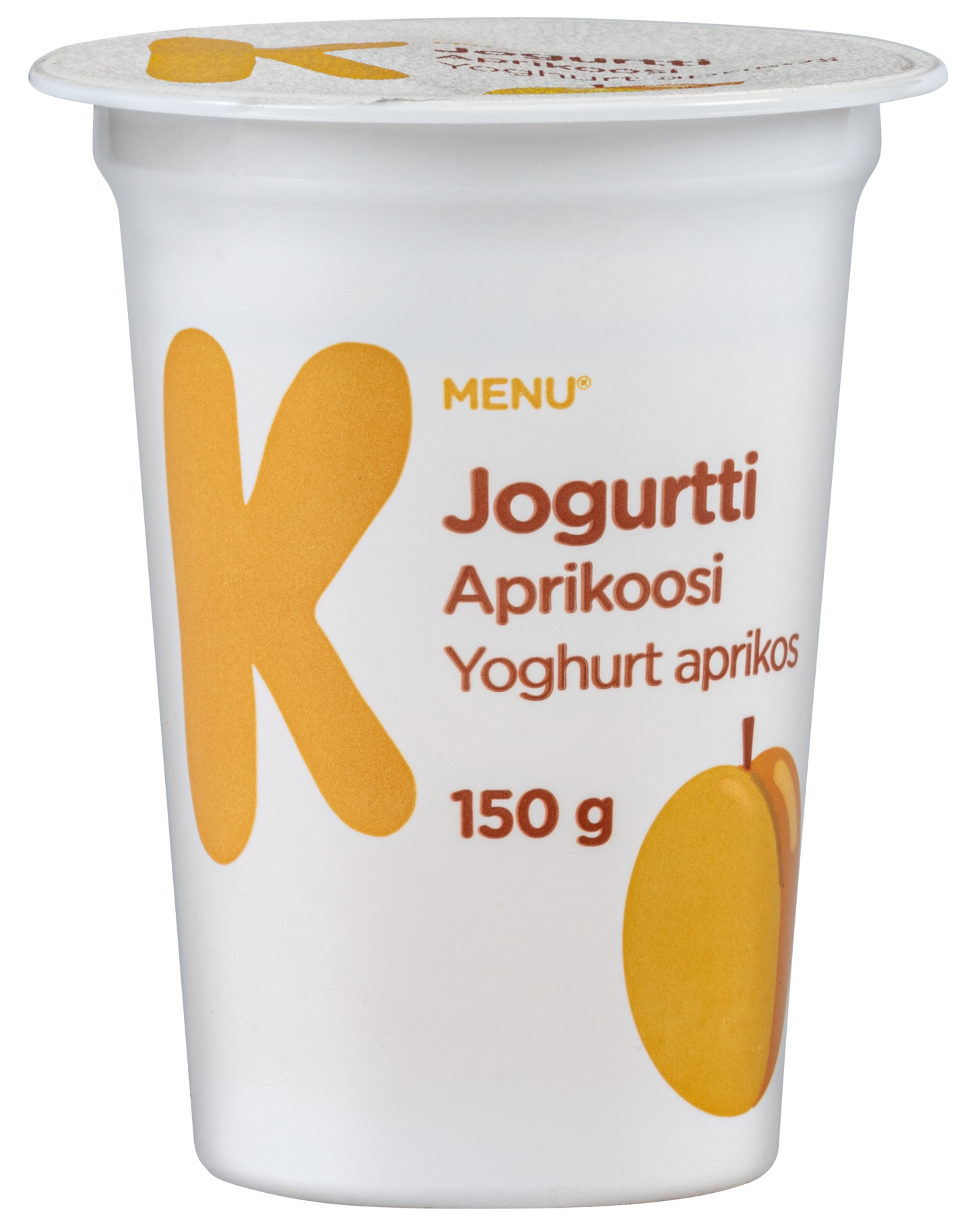 K-Menu jogurtti 150g aprikoosi | K-Ruoka Verkkokauppa
