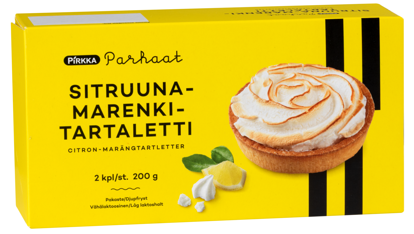 Pirkka Parhaat sitruuna-marenkitartaletti 2kpl/200g pakaste | K-Ruoka ...
