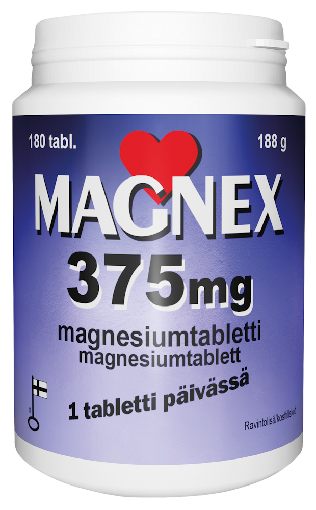 Magnex 375 mg 180 kpl magnesiumtabletti nieltävä — HoReCa-tukku Kespro