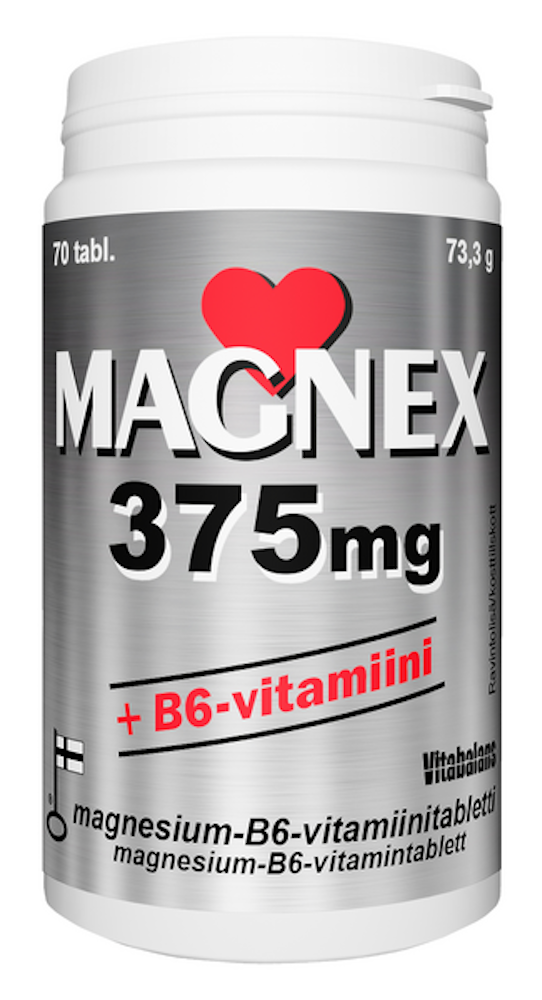 Magnex Magnesium 375 mg + B6 70tabl — HoReCa-tukku Kespro