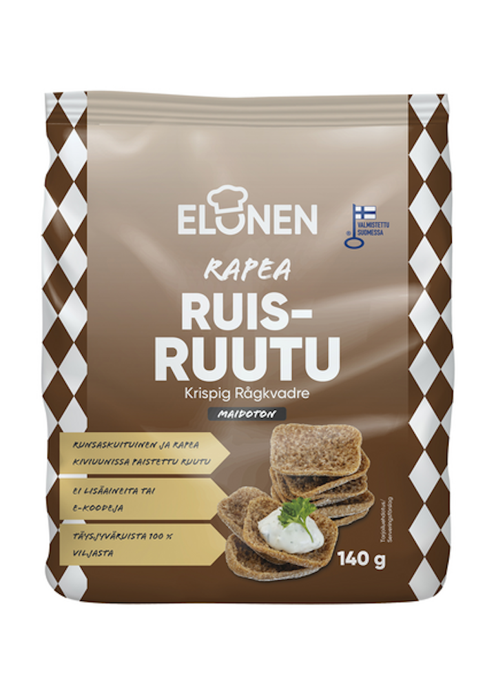 Elonen Rapea Ruisruutu 140g — HoReCa-tukku Kespro
