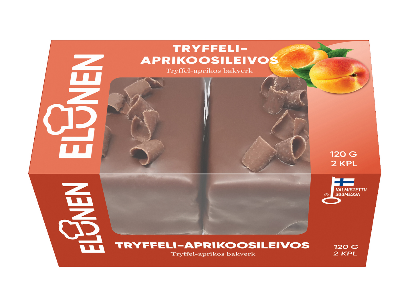Elonen tryffeli-aprikoosileivos 2 kpl/120g | K-Ruoka Verkkokauppa