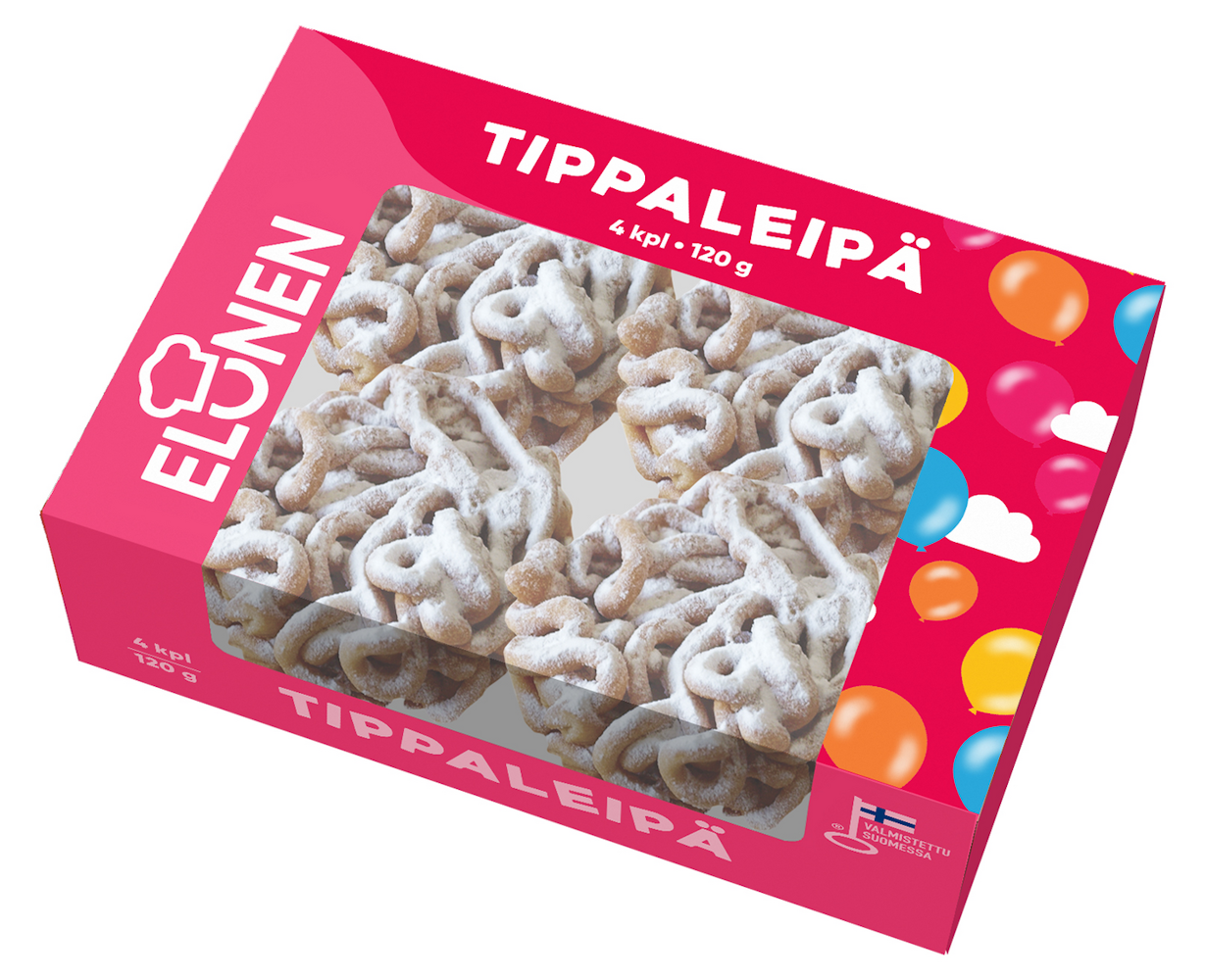 Elonen laktoositon tippaleipä 4kpl/120g — HoReCa-tukku Kespro