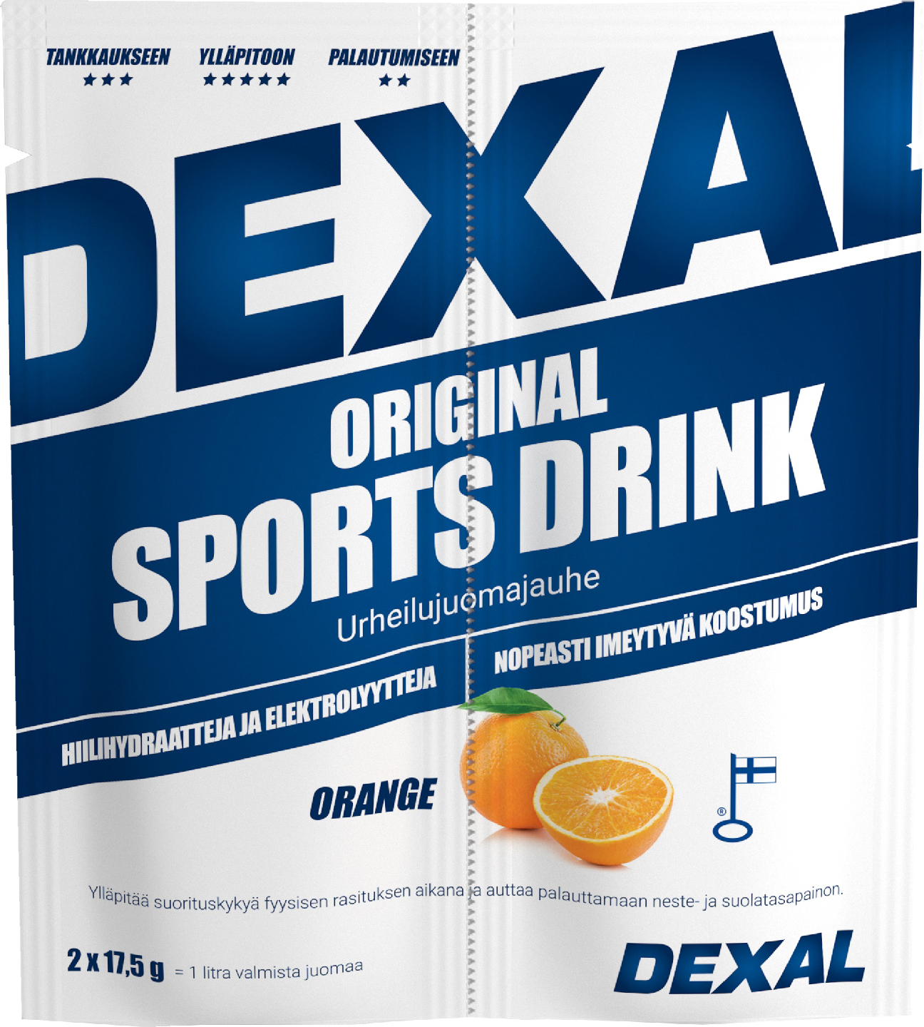 Dexal-juomajauhe 2 x 17,5 g appelsiini | K-Ruoka Verkkokauppa