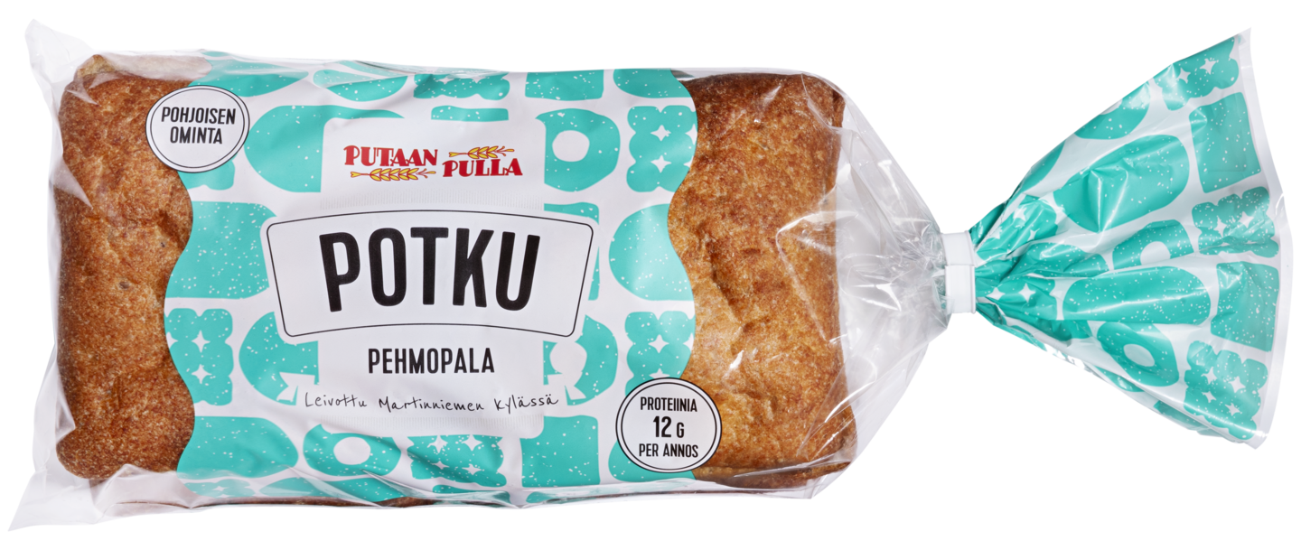 Putaan Pulla Potku Pehmopala 4 kpl/280g halkaistu vaalea ...