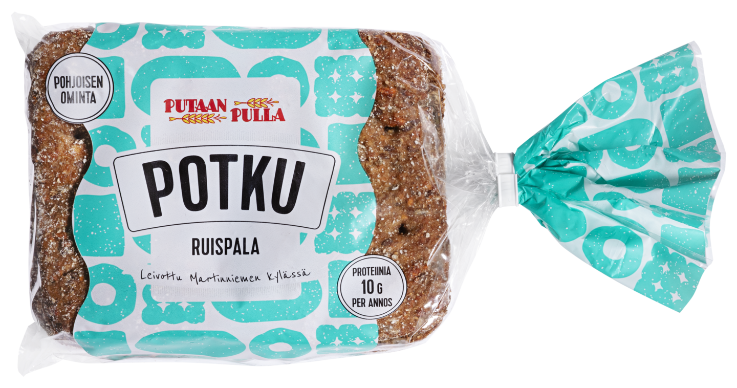 Putaan Pulla Potku 6 kpl/320g halkaistu siementäysjyväruisleipä | K ...