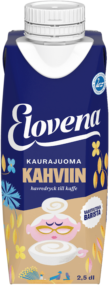 Elovena kaurajuoma kahviin 2,5dl gluteeniton UHT — HoReCa-tukku Kespro