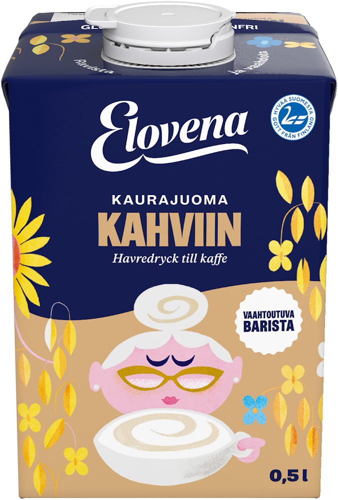 Elovena kaurajuoma kahviin 0,5l gluteeniton UHT — HoReCa-tukku Kespro