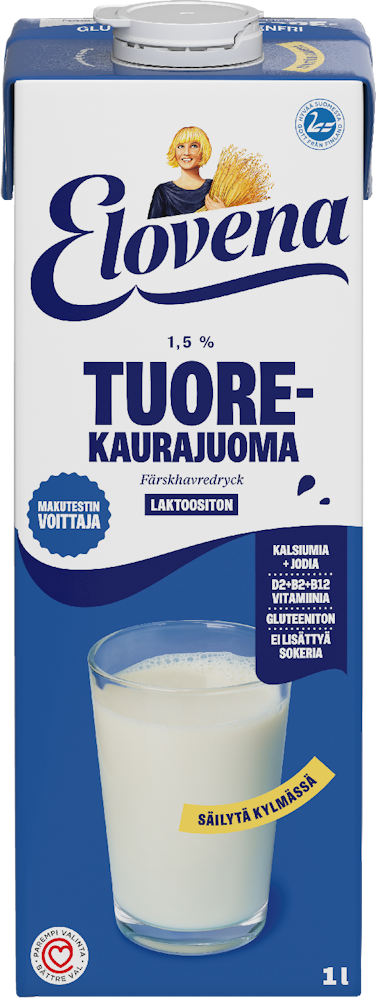 Elovena tuorekaurajuoma 1l ESL — HoReCa-tukku Kespro