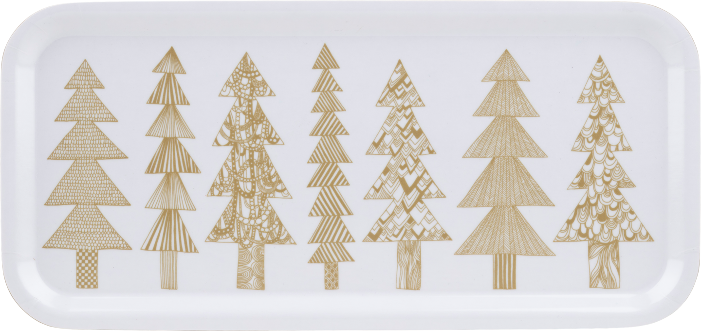 Marimekko Kuusikossa tarjotin 15 x 32 cm beige | K-Ruoka Verkkokauppa