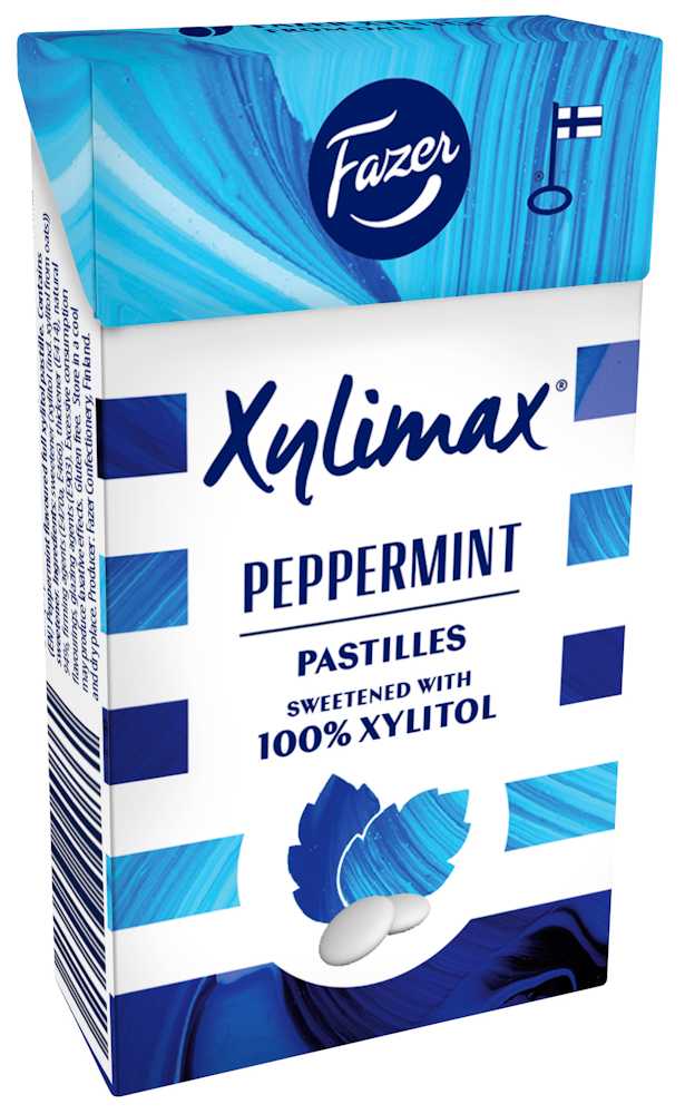 Fazer Xylimax peppermint täysksylitolipastilleja 38g — HoReCa-tukku Kespro