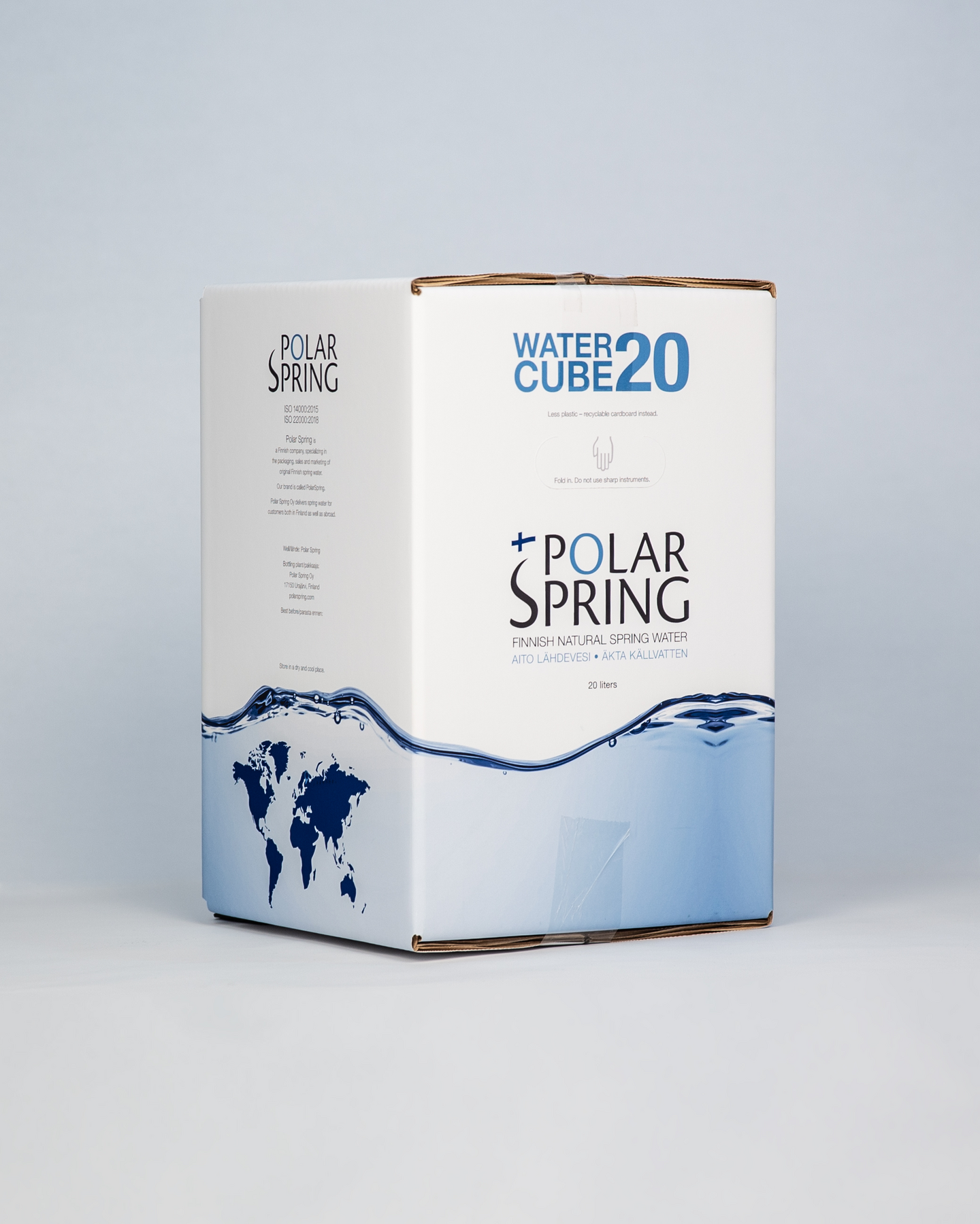 Polar Spring lähdevesi water cube 20l – K-Ruoka