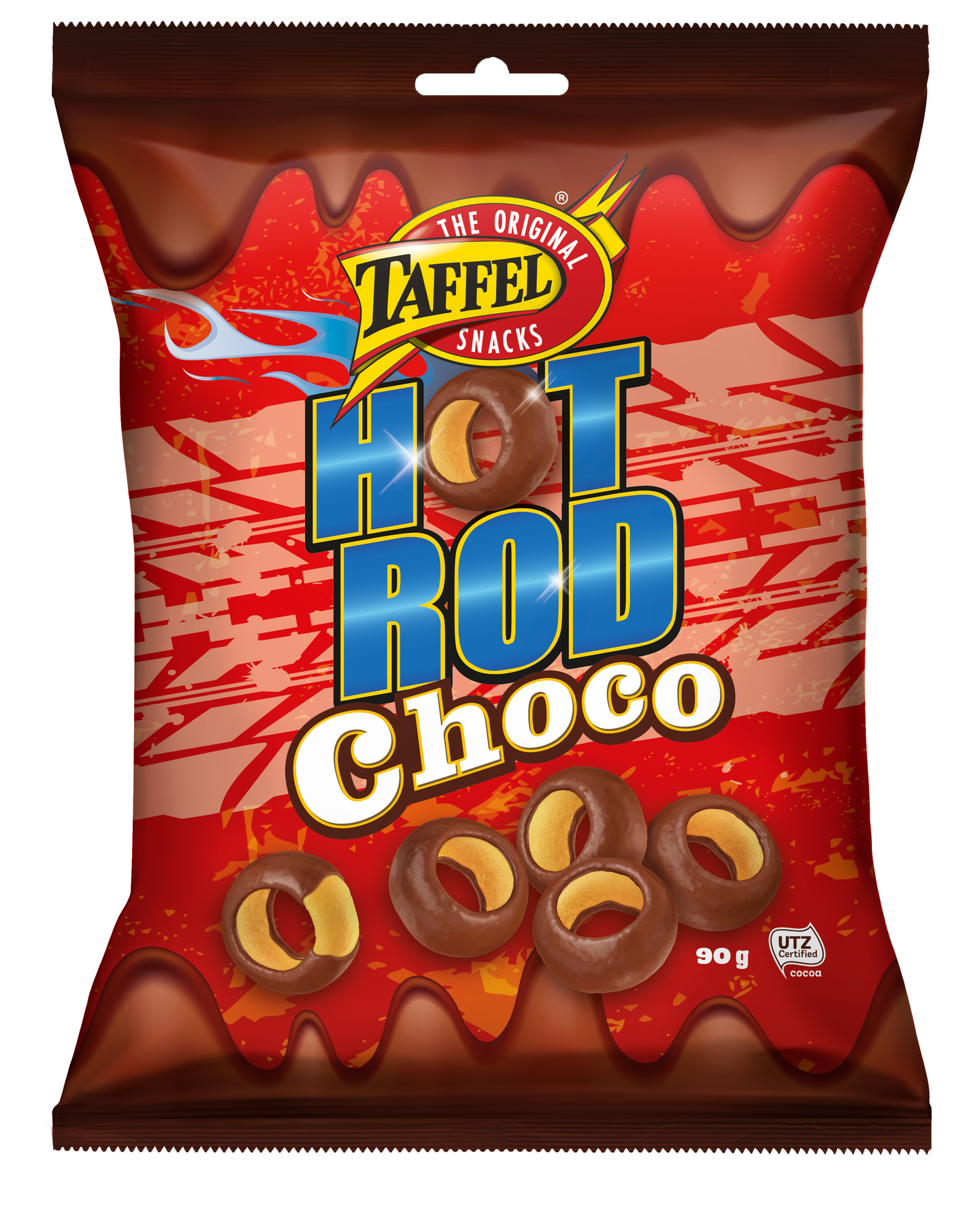 Taffel Hot Rod Choco snacks 90g – K-Ruoka