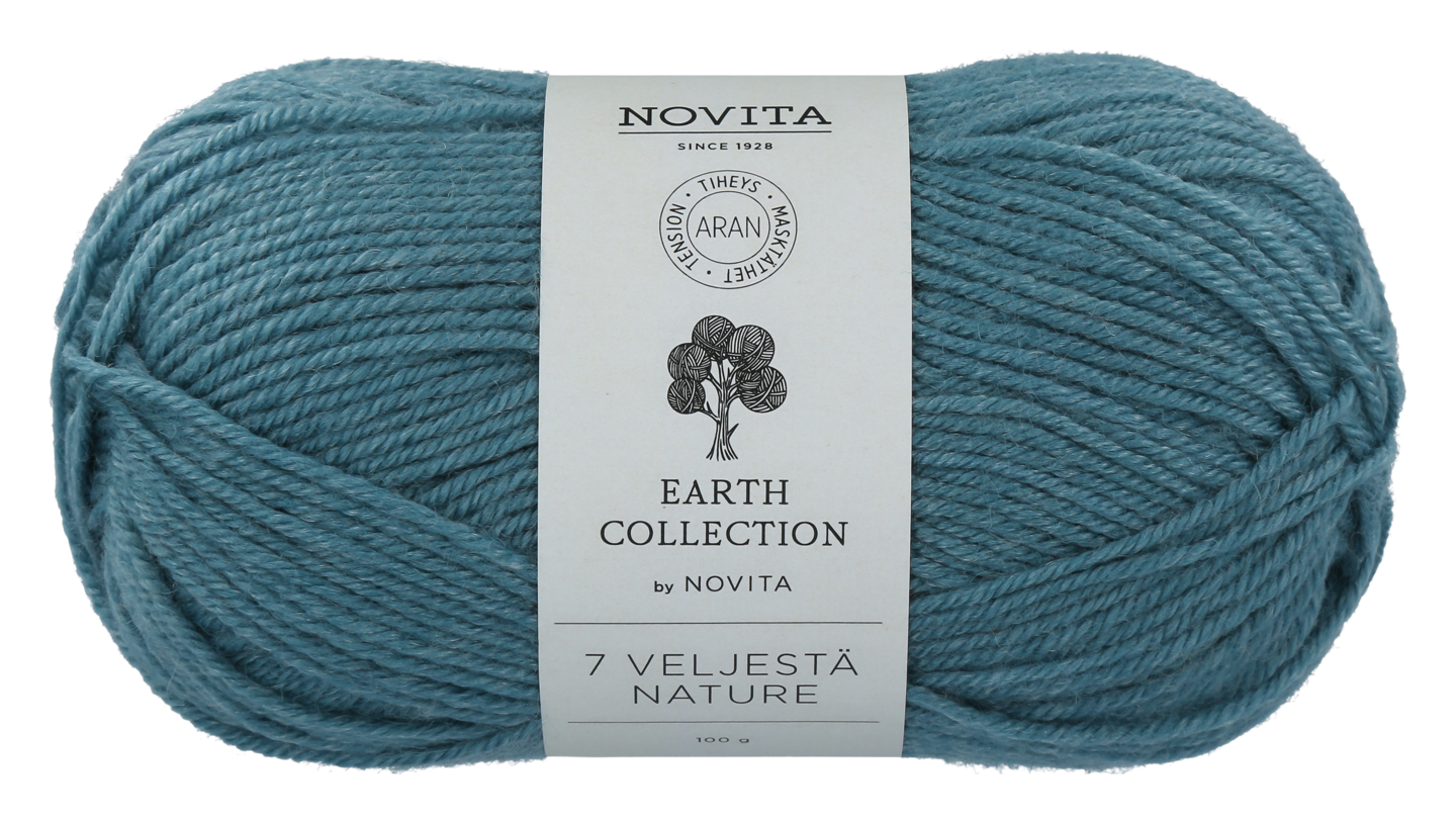 Novita 7 Veljestä Nature lanka 100g 183 pisara | K-Ruoka Verkkokauppa