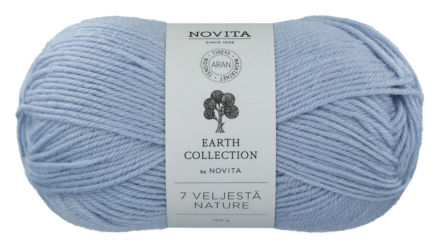 Novita 7 Veljestä Nature lanka 100g 109 vuorovesi | K-Ruoka Verkkokauppa