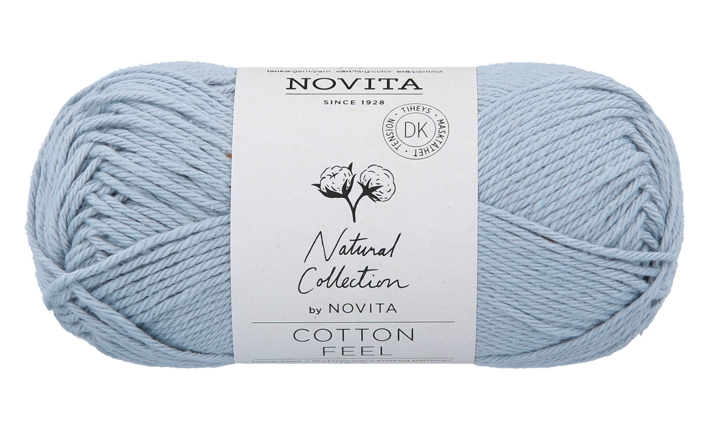 Novita Cotton Feel lanka 50g 111 poutapilvi | K-Ruoka Verkkokauppa