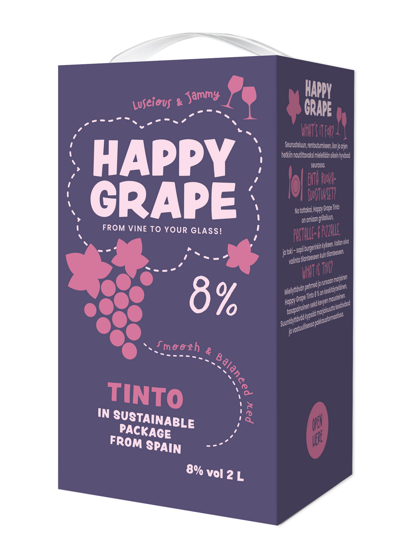 Happy Grape Tinto 8% 2l | K-Ruoka Verkkokauppa