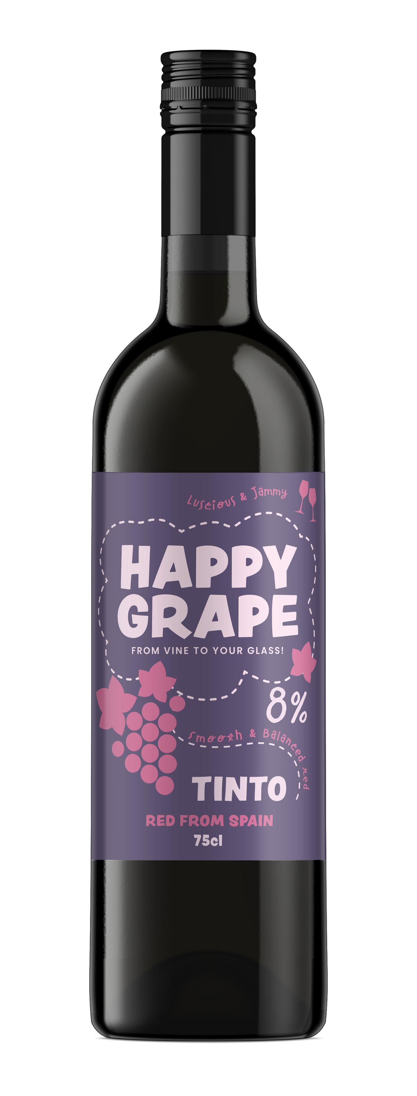 Happy Grape Tinto 8% 0,75l | K-Ruoka Verkkokauppa