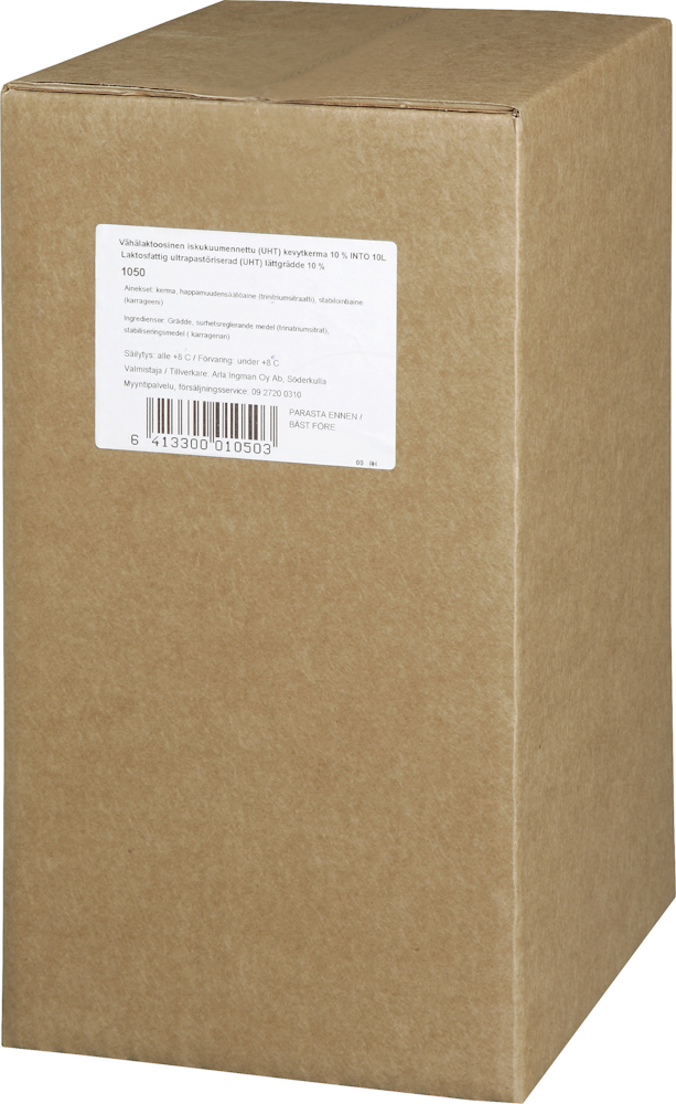 Arla laktoositon vispikerma 36% 10l UHT — HoReCa-tukku Kespro