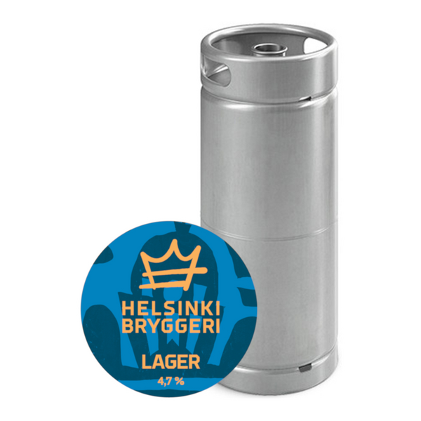 Helsinki Bryggeri Lager 4,7% 20l | K-Ruoka Verkkokauppa