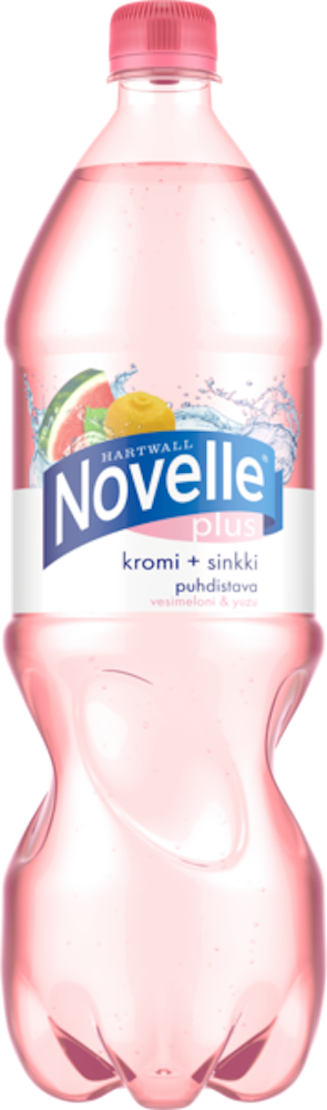 Hartwall Novelle Plus Kromi+Sinkki Vesimeloni-Yuzu 1,5l — HoReCa-tukku ...