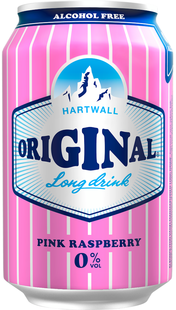 Hartwall Original Long Drink Pink Raspberry 0% 0,33 l — HoReCa-tukku Kespro