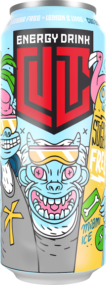 Cult Miami Ice Sugar Free energiajuoma 0,5l — HoReCa-tukku Kespro