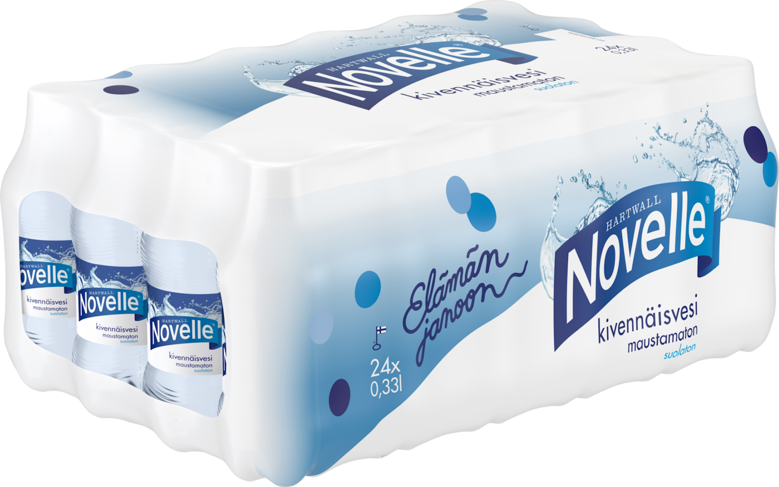 Hartwall Novelle kivennäisvesi 0,33l 24-pack - HoReCa-tukku Kespro