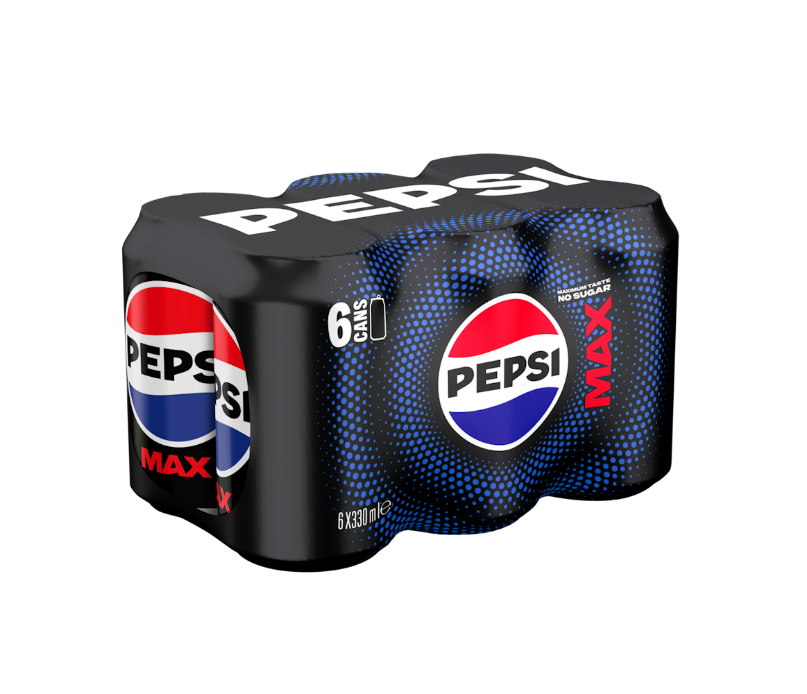 Pepsi Max 0,33L tlk 6-pack — HoReCa-tukku Kespro