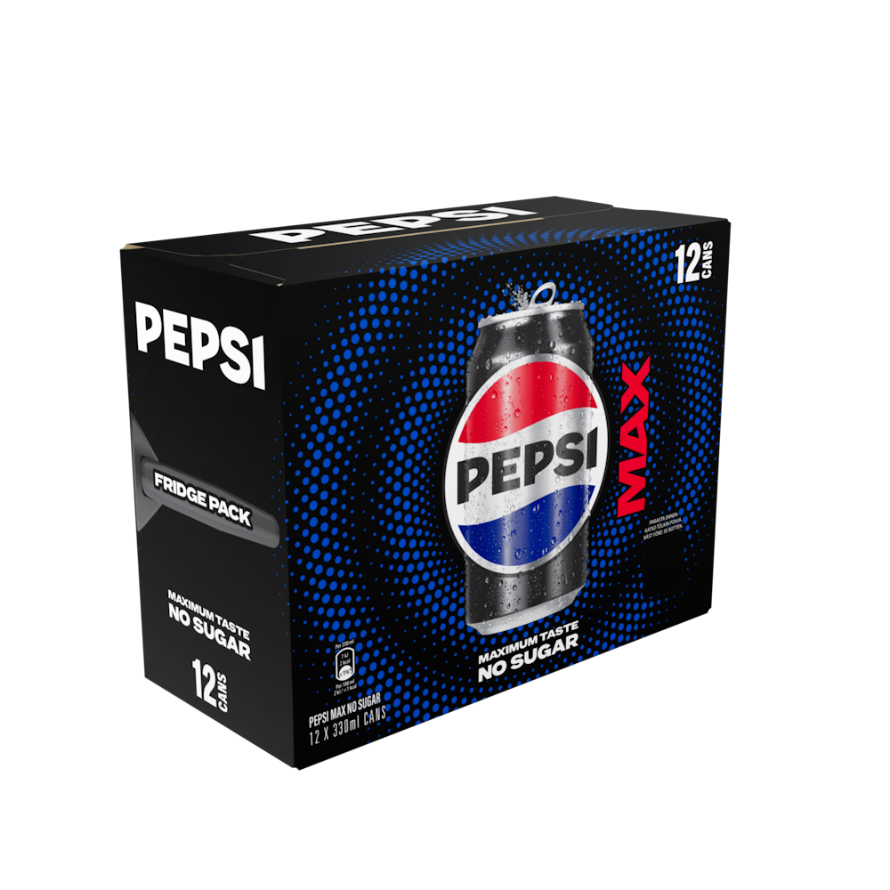 Pepsi Max 0,33L tlk 12-pack — HoReCa-tukku Kespro
