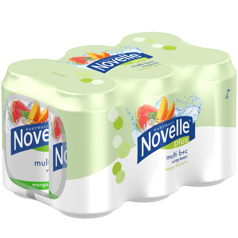 Novelle Plus Multi B+C vitaminisoitu vesi 0,33l 6-pack — HoReCa-tukku ...