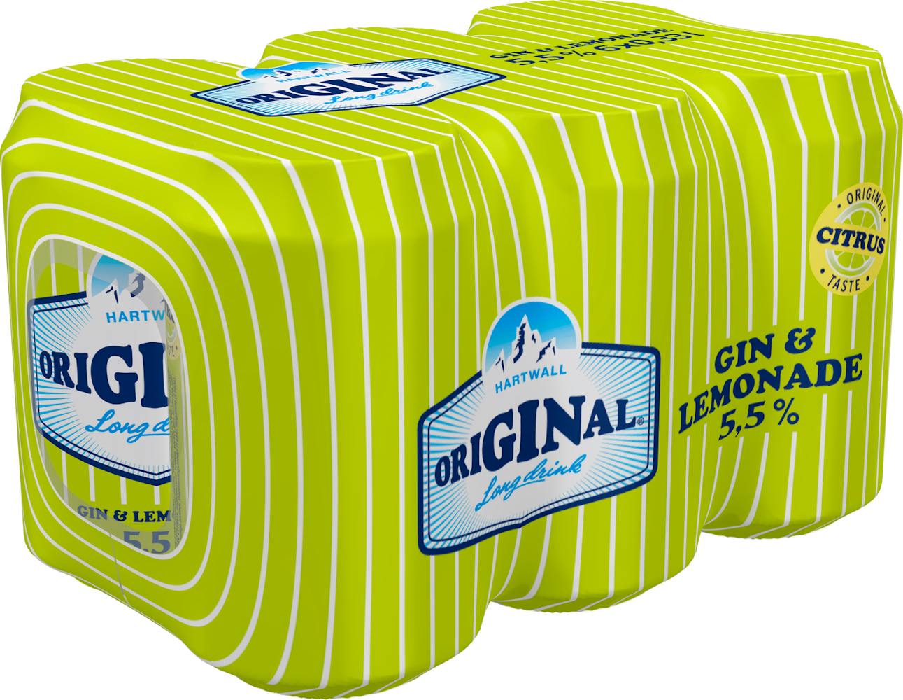 Hartwall Original Long Drink Lemonade 5,5% 0,33l 6-pack — HoReCa-tukku ...