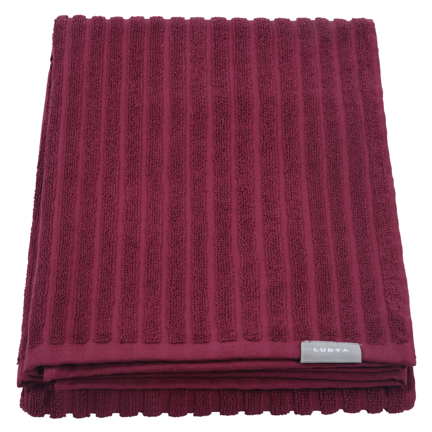 Luhta Home Aalto kylpypyyhe 70X140 cm punaluumu | K-Ruoka Verkkokauppa