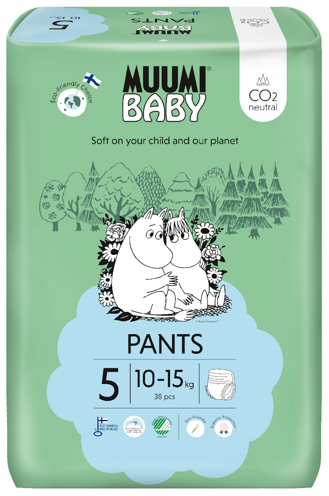 Muumi Baby Pants housuvaippa koko 5 10-15kg 38kpl — HoReCa-tukku Kespro