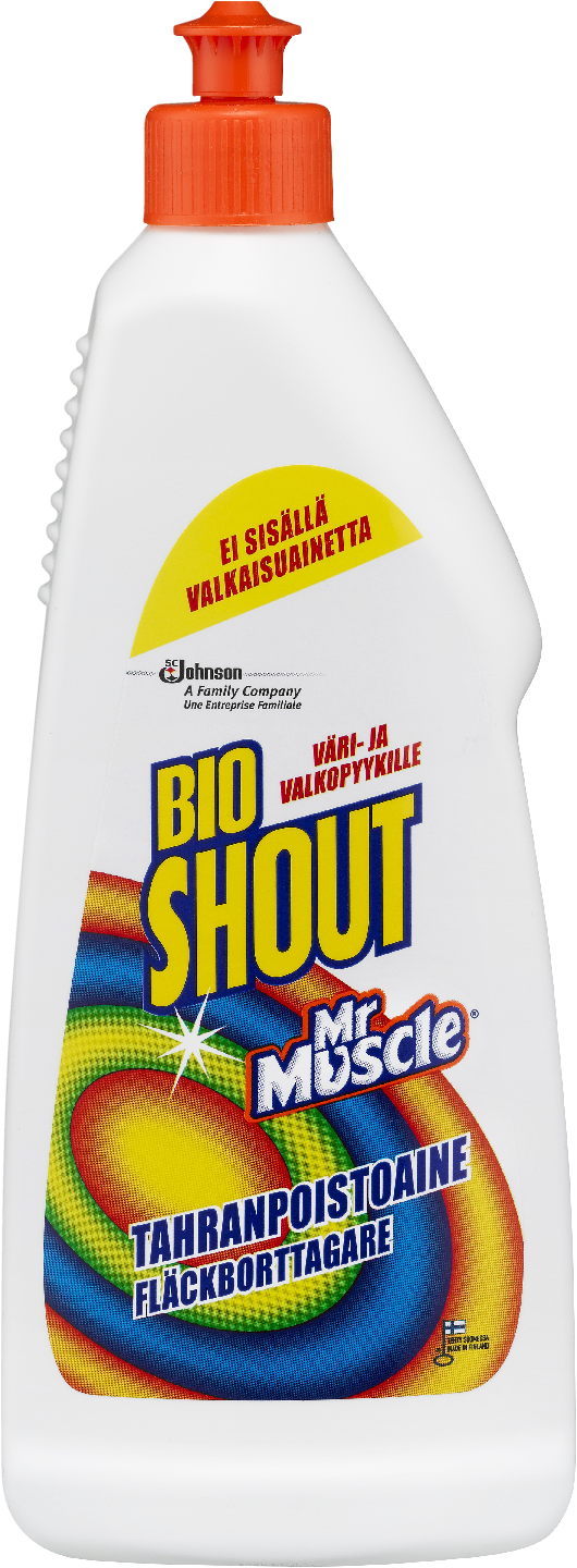 Mr Muscle tahranpoistoaine 500ml Bio Shout – K-Ruoka