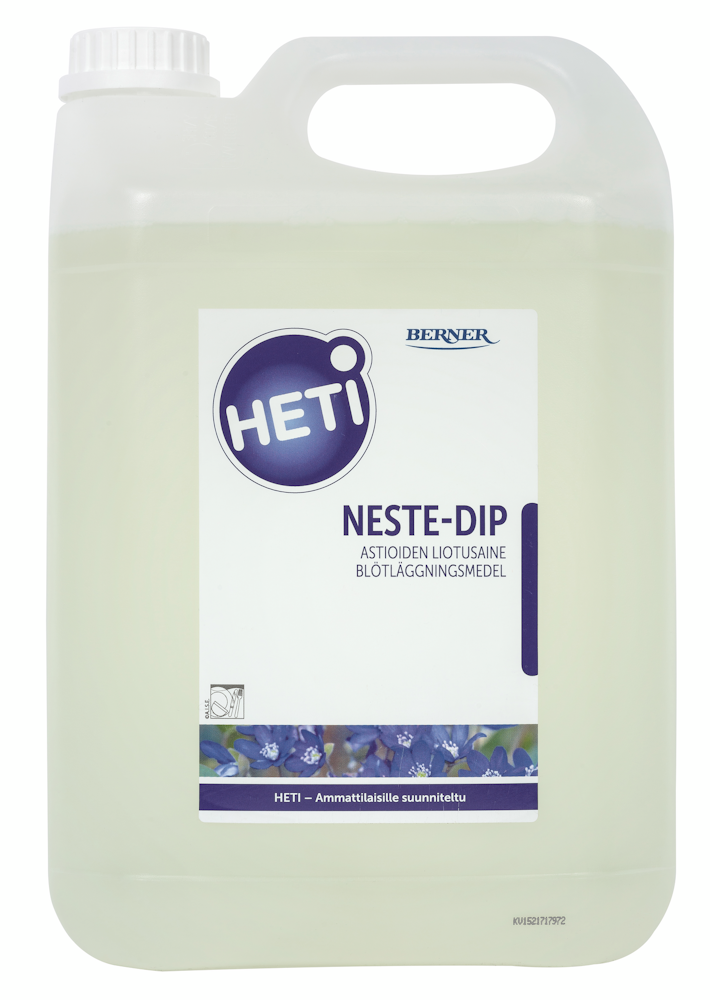 Heti Neste-Dip astioiden esiliotusaine 5l — HoReCa-tukku Kespro
