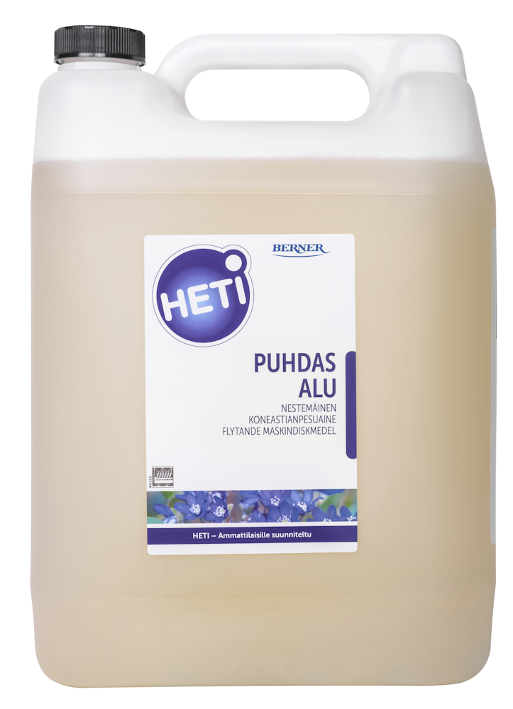 Heti Puhdas Alu nestemäinen konetiskiaine 10l — HoReCa-tukku Kespro