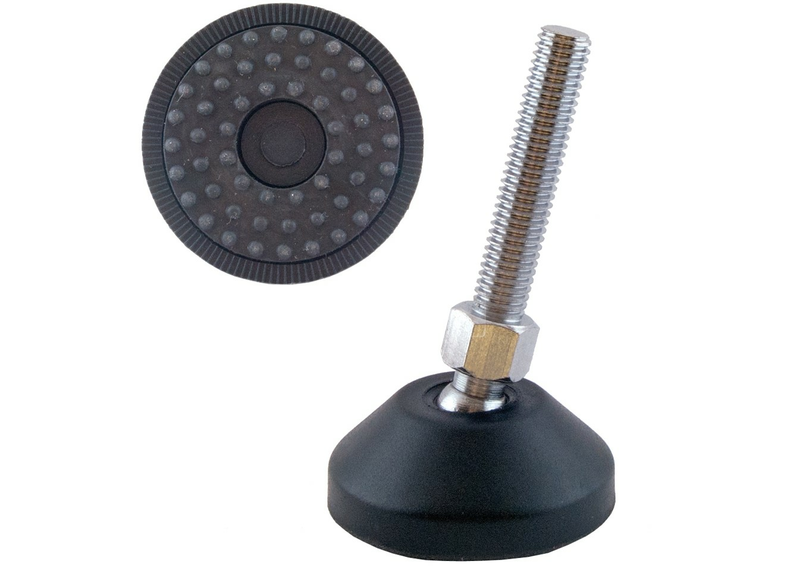 Pisla säätöjalka kumipohja M8 X 30 teräs / musta | K-Ruoka Verkkokauppa