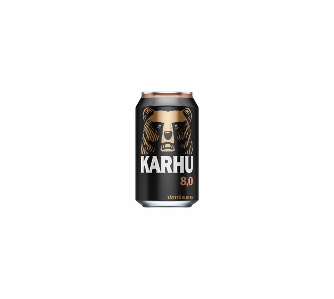 Karhu olut 8,0% 0,33l | K-Ruoka Verkkokauppa