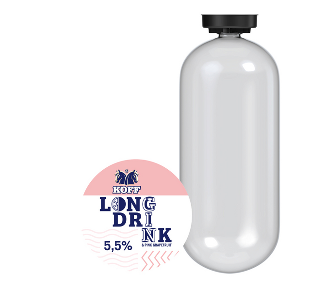 Koff Long Drink Pink Grapefruit 5,5% 20l DM astia | K-Ruoka Verkkokauppa