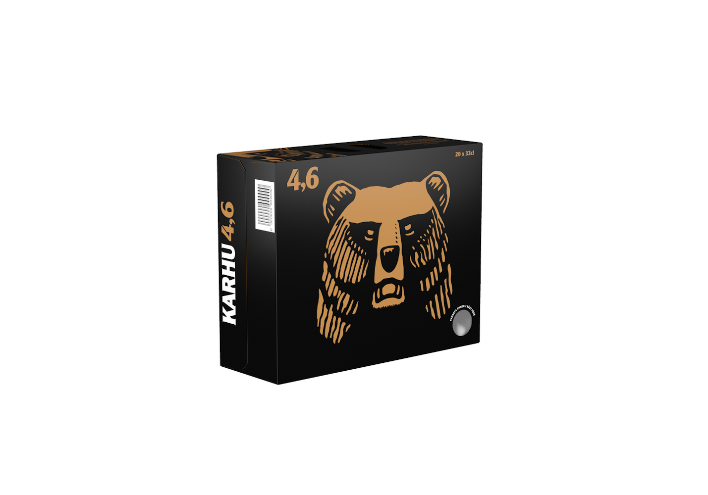 Karhu lager olut 4,6% 0,33l 20-pack — HoReCa-tukku Kespro