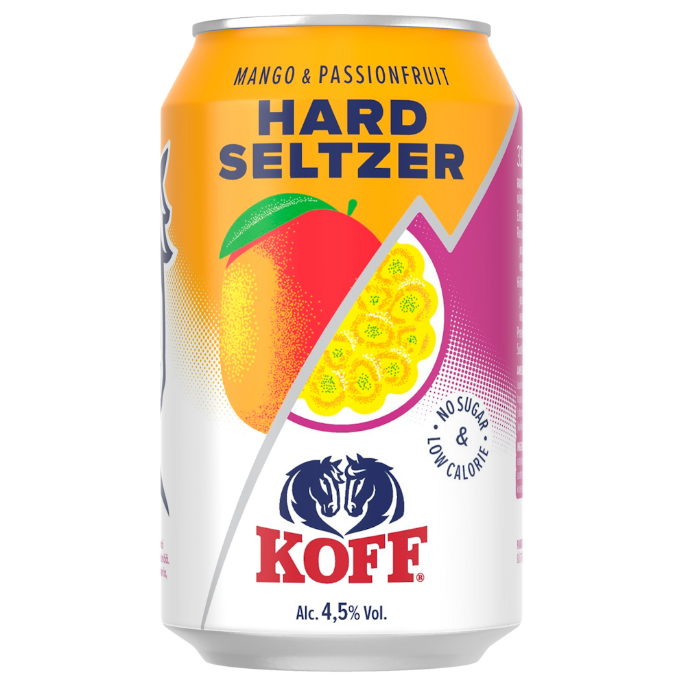 Koff Hard Seltzer Mango-Passionfruit 4,5% 0,33l - HoReCa-tukku Kespro