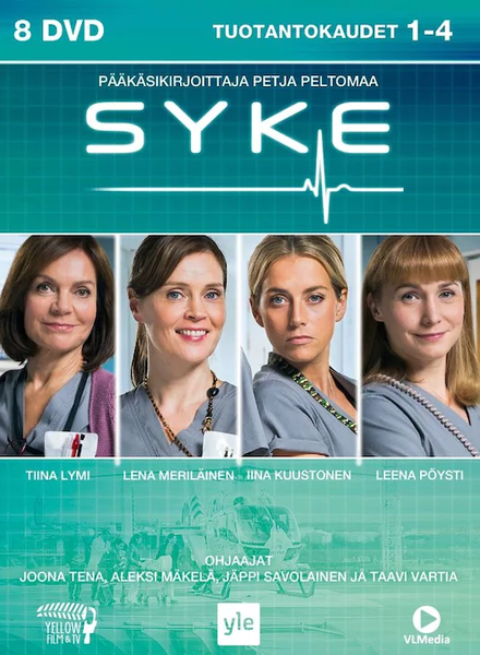 Syke - kaudet 1-4 8-DVD-box | K-Ruoka Verkkokauppa