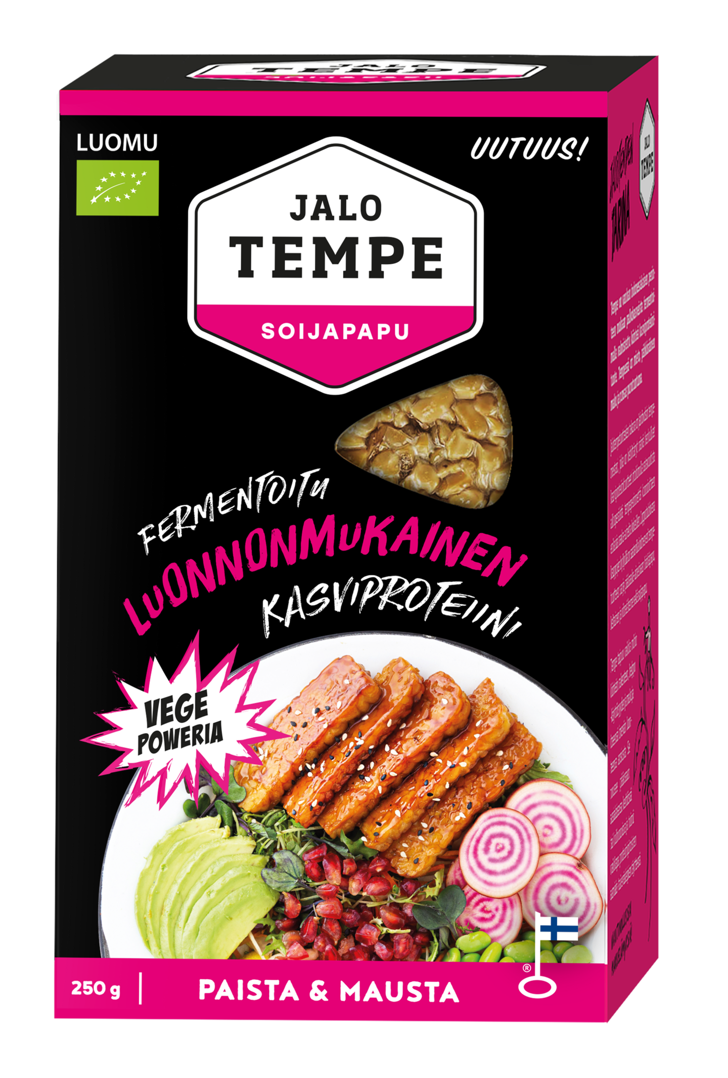 Jalotempe Soijapapu 250g Luomu | K-Ruoka Verkkokauppa
