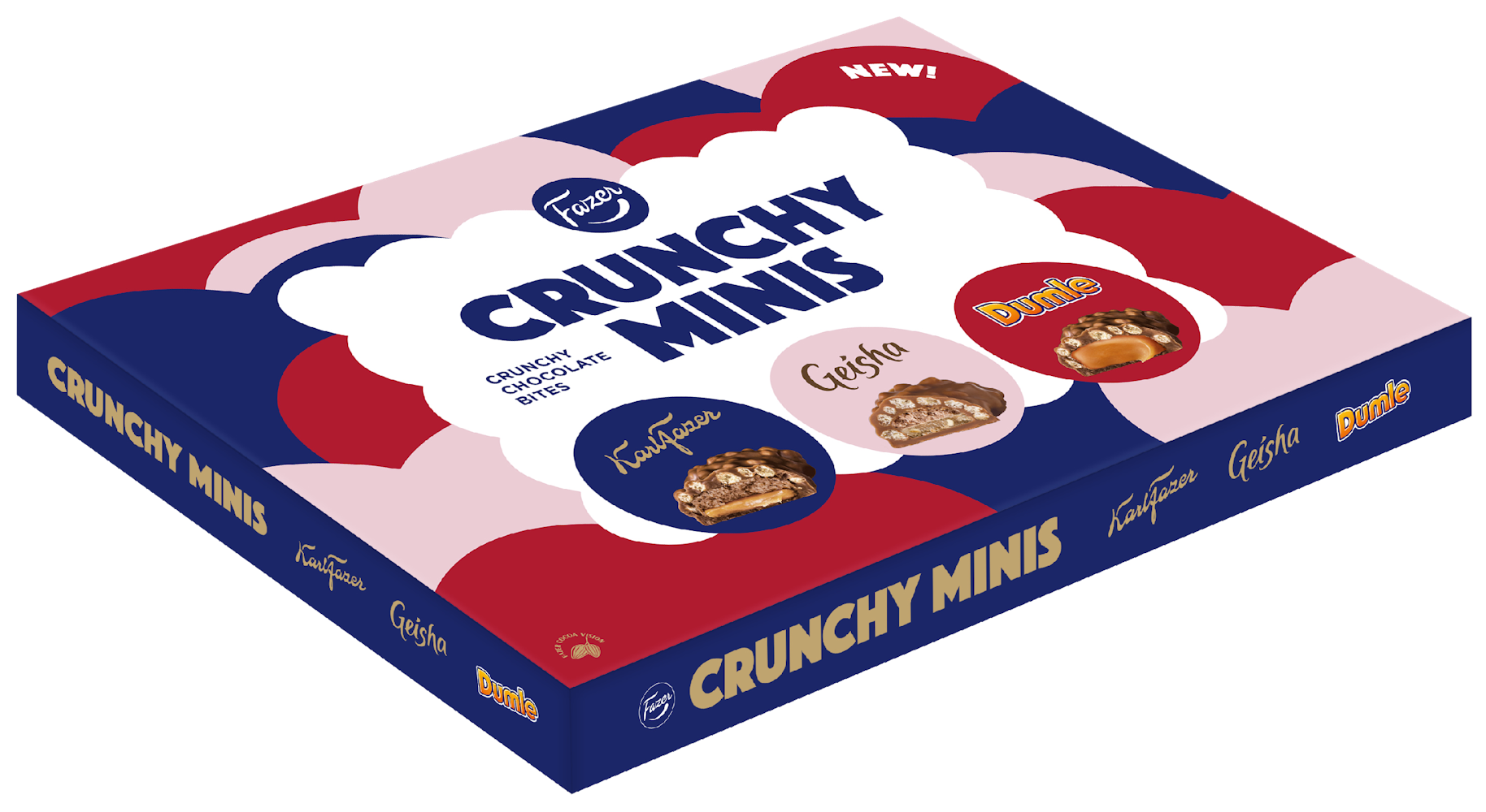 Fazer Crunchy Minis suklaakonvehteja 148g — HoReCa-tukku Kespro