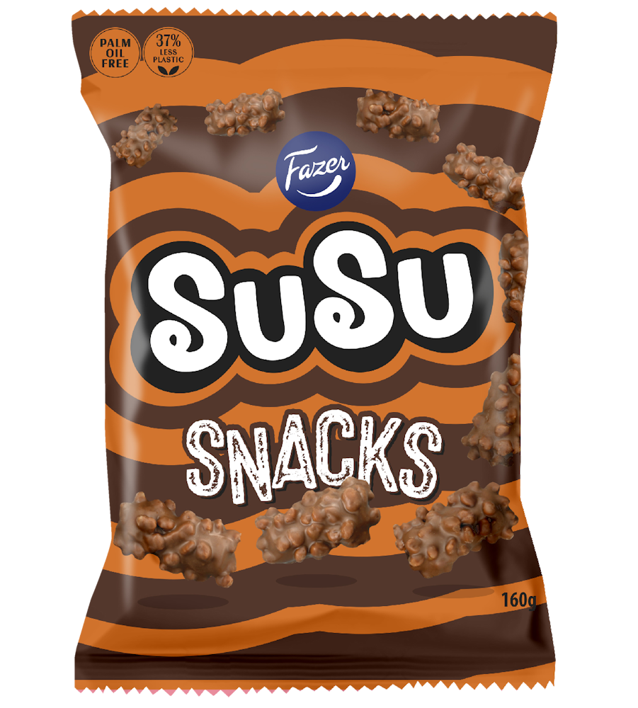 Fazer Susu Snacks karkkipussi 160g — HoReCa-tukku Kespro