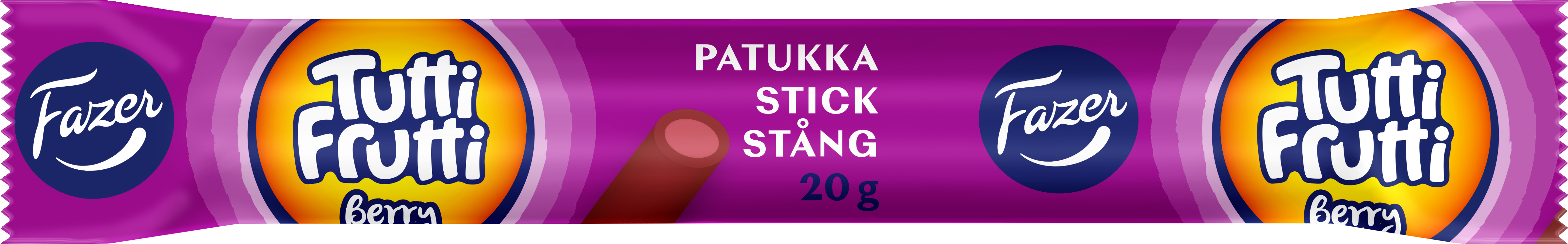 Fazer Tutti Frutti patukka 20g Berry | K-Ruoka Verkkokauppa