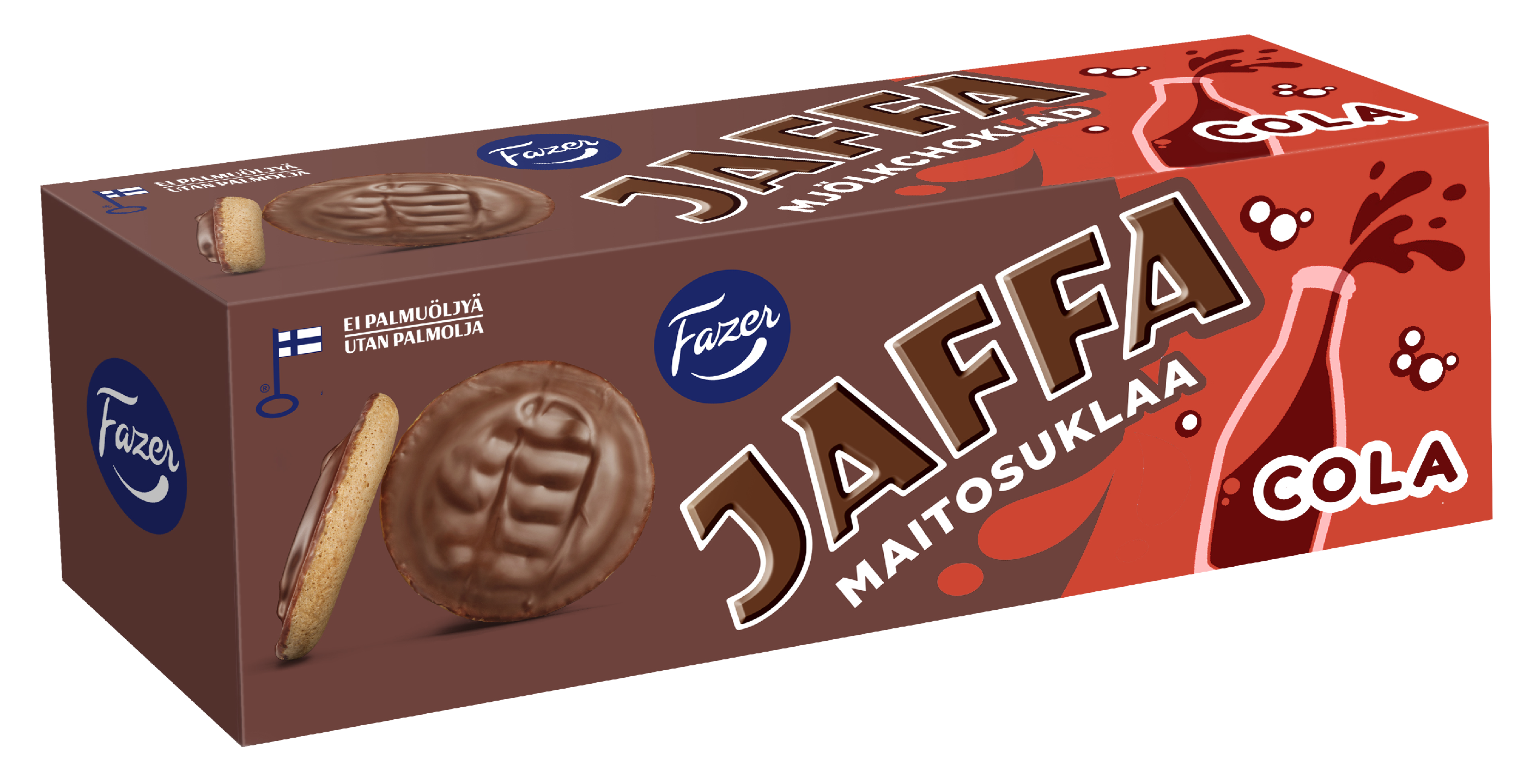 Fazer Jaffa leivoskeksi 150g maitosuklaa-cola | K-Ruoka Verkkokauppa