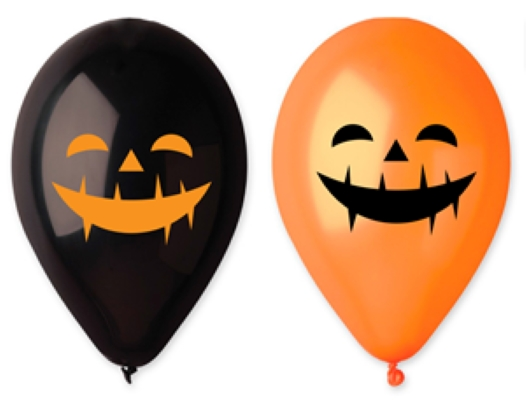 Ilmapallo kurpitsa musta ja oranssi 5kpl | K-Ruoka Verkkokauppa