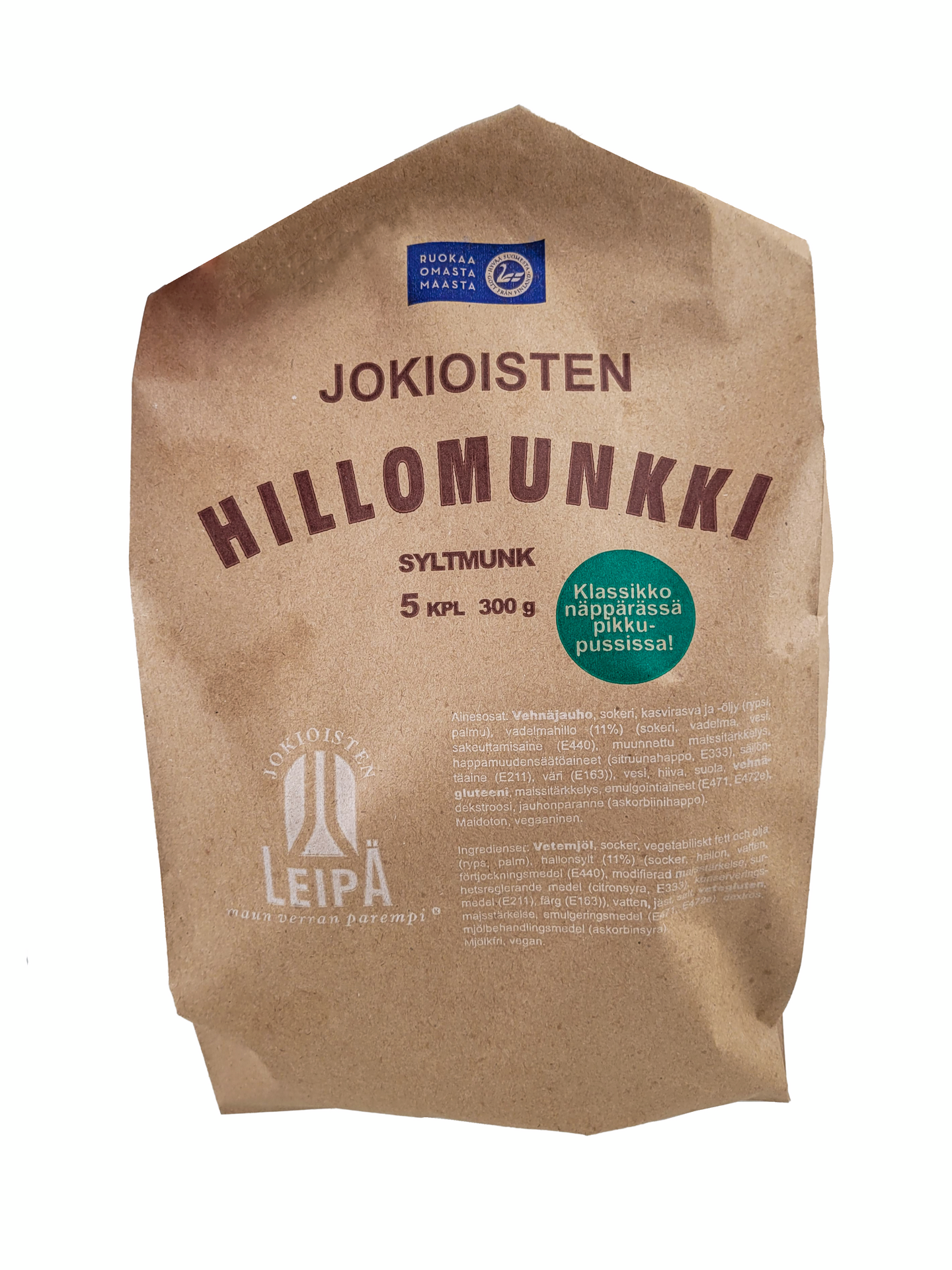 Jokioisten Hillomunkki 5 kpl/300g | K-Ruoka Verkkokauppa